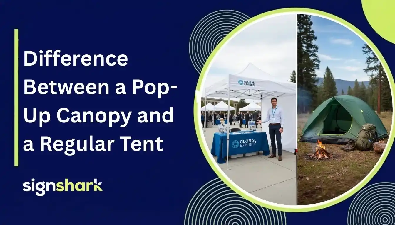 Difference Between a Pop-Up Canopy and a Regular Tent